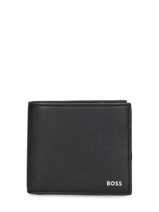 Zair leather billfold wallet - Boss - Men | Luisaviaroma