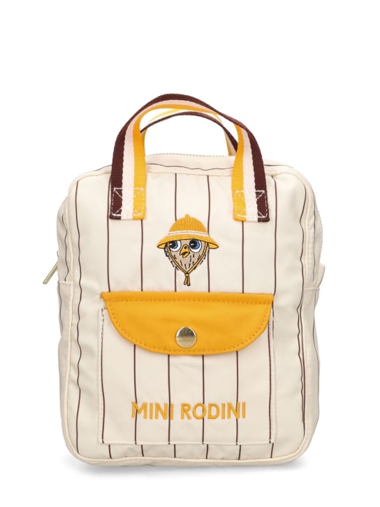 Embroidered recycled tech backpack - Mini Rodini - Girls | Luisaviaroma