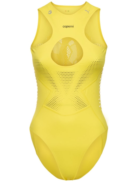 Coperni x puma logo mesh bodysuit - Coperni - Women | Luisaviaroma