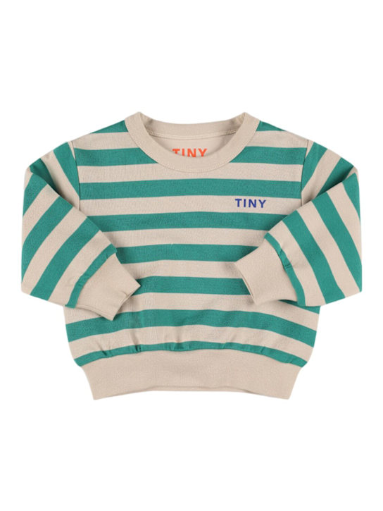 Striped cotton sweatshirt - Tiny Cottons - Girls | Luisaviaroma